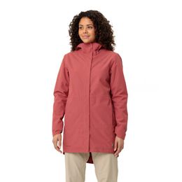 Vaude Damen Vaude Fahrradjacke mit Kapuze rot