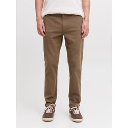 Jack & Jones Jack & Jones Herren Chinos &raquo;JPSTMARCO JJFURY ANA&laquo; Baumwollmischung, slim fit braun 32, L&auml;nge 32