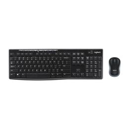 Logitech Tastatur- und Maus-Set &raquo;Wireless Combo MK270 - FR-Layout&laquo; Beidh&auml;ndiges Design f&uuml;r Rechts- und Linksh&auml;nder