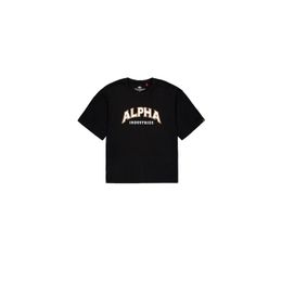 Alpha Industries Damen T-Shirt &raquo;College T-Shirt&laquo; schwarz 3XL