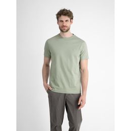 Lerros Herren Lerros T-Shirt &raquo;Basic T-Shirt mit Logostitch, unifarben&laquo; M