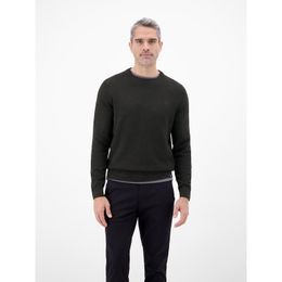Lerros Herren Lerros Strickpullover &raquo;Herren Strickpullover in Twist-Struktur&laquo; Rundhalsausschnitt, weicher Stoff, lang&auml;rmlig, normale Passform M