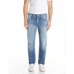 Replay Herren Straight-Jeans &raquo;GROVER&laquo; in vielen verschiedenen Waschungen, mit Stretch blau 30, L&auml;nge 30