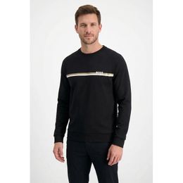 BOSS Herren BOSS Sweatshirt &raquo;Authentic&laquo;, aus Baumwoll-Terry mit Streifen und Logo L
