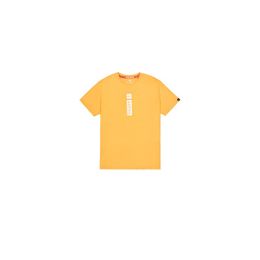 Alpha Industries Herren T-Shirt &raquo;Alpha Puff Print T-Shirt&laquo; orange S