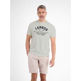 Lerros Damen Lerros T-Shirt &raquo;Sommerliches T-Shirt mit Print&laquo; wei&szlig; S