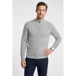 OLYMP Herren OLYMP Strickjacke &raquo;OLYMP Strick Casual&laquo; grau S