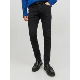 Jack & Jones Jack & Jones Herren &raquo;JJIGLENN Jeans mit schmaler Beinform und Stretch f&uuml;r Komfort&laquo; Baumwollmischung, slim fit schwarz 32, L&auml;nge 34