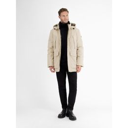 Lerros Herren Lerros Parka &raquo;Gef&uuml;tterter Winter-Parka mit Funktionen&laquo; mit Kapuze beige XXL