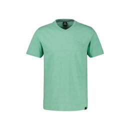 Lerros Herren Lerros T-Shirt &raquo;T-Shirt mit V-Neck in Strickqualit&auml;t, grosse Gr&ouml;&szlig;en&laquo; 4XL