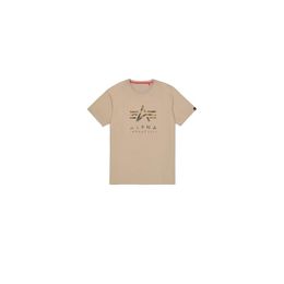Alpha Industries Damen T-Shirt &raquo;Camo Puff Print T-Shirt&laquo; beige XL