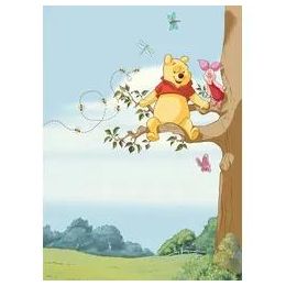 Fototapete Komar "Winnie the Pooh Tree - Gr&ouml;&szlig;e 184 x 254 cm", bunt, B:184m L:254m, Papier, Tapeten, Kinderzimmer