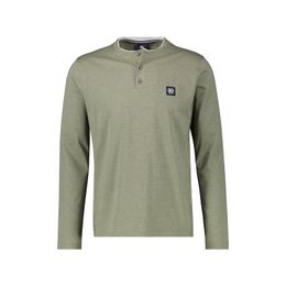 Lerros Herren Lerros Sweatshirt &raquo;Serafino-Langarmshirt f&uuml;r Herren&laquo; gr&uuml;n 5XL