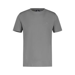 Lerros Herren Lerros T-Shirt &raquo;Basic T-Shirt mit Logostitck, unifarben&laquo; Herren T-Shirt, ohne Aufdruck, einfarbig, unifarben, 100% Baumwolle 3XL