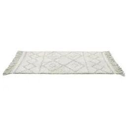 Badematte Wenko "Urla", grau (hellgrau, grau), H:10mm, Badematten, Badematte, BxL: 60 x 90 cm