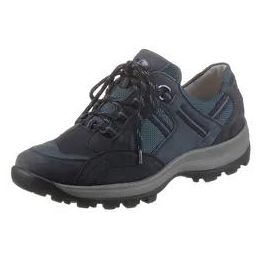 Waldl&auml;ufer Schn&uuml;rschuh WALDL&Auml;UFER "HOLLY", Damen, Gr. 9 (43), blau (nachtblau), Nubukleder, Textil, Schuhe Schn&uuml;rschuh, Bequemschuh, Halbschuh, Outdoorschuh in Trekking-Optik, H-Weite