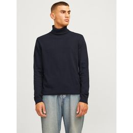 Jack & Jones Jack & Jones Herren Rollkragenpullover &raquo;JJEBASIC mit hohem Tragekomfort&laquo; Baumwolle, regular fit blau XS