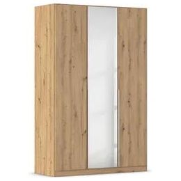 Dreht&uuml;renschrank OTTO HOME "Kleiderschrank Schrank Garderobe AGORDO mit Dekor- oder Hochglanzfront", braun (eiche artisan), B:136cm H:210cm T:54cm, Holzwerkstoff, Schr&auml;nke, Dreht&uuml;renschrank, durchdachte Innenausstattung, in 8 Breiten und 2 H&ouml;hen MADE IN GERMANY, Topseller