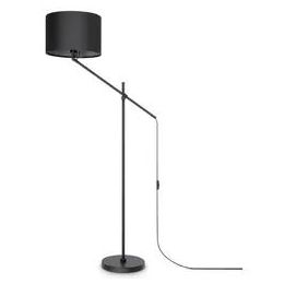 Paco Home Stehlampe "TOM", schwarz, 1, &Oslash; 38cm H: 162,2cm, Leuchten, mit kompatiblen Dimmer und Leuchtmittel, Stehlampe