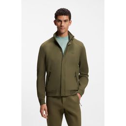 BOSS Green Damen BOSS Green Hybridjacke &raquo;Porsche Spirit 70 Capsule Collection&laquo; Premium Herrenmode Limited Seidenmix Tech Strickqualit&auml;t Tech Knitwear 