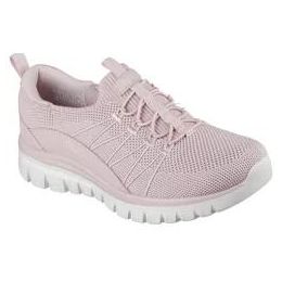 Slip-On Sneaker Skechers "GRACEFUL-PICTURE PERFECT", Damen, Gr. 41, rosa, Lederimitat, Textil, Schuhe, Freizeitschuh, Slipper in veganer Verarbeitung, Topseller