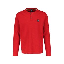 Lerros Herren Lerros Sweatshirt &raquo;Serafino-Langarmshirt&laquo; rot 6XL