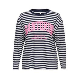 Only Carmakoma Damen Only CARMAKOMA Langarmshirt &raquo;CARSARAH LIFE L/S O-NECK BLOUSE JRS&laquo; L