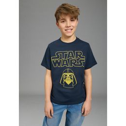 Kidsworld Jungen Kidsworld T-Shirt &raquo;STAR WARS: DARTH VADER - Disney Shirt&laquo; DARTH VADER Shirt. Kurzarm, mit modischem Druck, aus Baumwolle 116/122