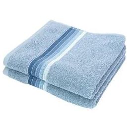 Handt&uuml;cher Dyckhoff "Chenille", blau, B:50cm L:100cm, Frottier, Frottier, Handt&uuml;cher