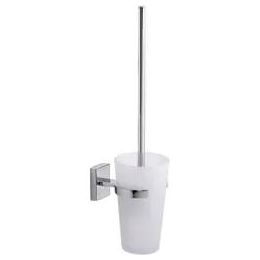 WC-Reinigungsb&uuml;rste Tesa "WC-Reinigungsb&uuml;rste 1x Tesa klaam Toilettenb&uuml;rste", chrome, B:12cm H:30cm &Oslash;:12cm, Reinigungsb&uuml;rsten
