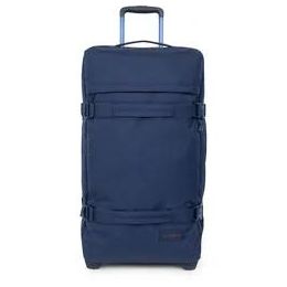 Weichgep&auml;ck-Trolley Eastpak "TRANSIT'R M", Kinder, Gr. B/H/T: 35,5cm x 67cm x 30cm 78 l, blau, Polyester, unifarben, Basic, Koffer, Reisegep&auml;ck Aufgabegep&auml;ck Reisekoffer mit TSA Schloss Reisetasche