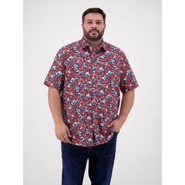 Lerros Herren Lerros Kurzarmhemd &raquo;1/2 Hemd floral bedruckt, grosse Gr&ouml;&szlig;en&laquo; 4XL, extraweit
