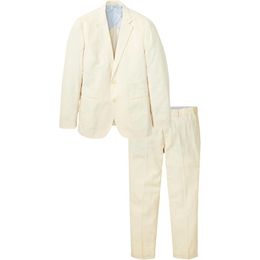 bonprix Herren bonprix Anzug &raquo;Anzug aus luftigem Leinen-Mix (2-tlg.Set), Regular Fit&laquo; Set, 2 Stk. tlg. regular fit zweiteiliges Set mit Sakko und Hose
