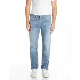 Replay Herren Straight-Jeans &raquo;GROVER&laquo; in vielen verschiedenen Waschungen, mit Stretch blau 30, L&auml;nge 30