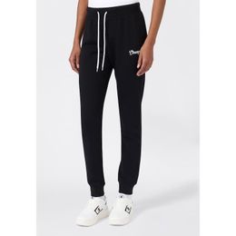 Champion Damen Jogginghose &raquo;Graphic Rib Cuff Pants&laquo; sportlicher Stil, f&uuml;r Sport und Freizeit, f&uuml;r Erwachsene L (42/44), N-Gr