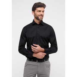 Eterna Herren Langarmhemd &raquo;MODERN FIT&laquo; NON IRON (b&uuml;gelfrei) schwarz 45, Normalgr&ouml;&szlig;en
