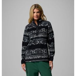 Columbia Damen Fleecepullover &raquo;Benton Springs Printed 1/2 Snap&laquo; schwarz XS