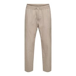 Only & Sons Only & Sons Herren ONLY & SONS Stoffhose &raquo;ONSLINUS CROP 0007 COT LIN PNT NOOS&laquo; mit Leinen XXL, N-Gr