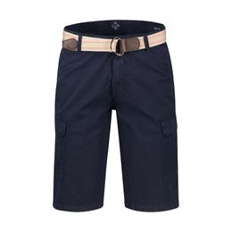 Lerros Herren Lerros Bermudas &raquo;Cargo-Bermuda mit G&uuml;rtel&laquo; blau 30