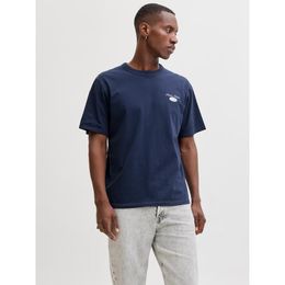 Jack & Jones Jack & Jones Herren Rundhalsshirt &raquo;JJEDOVER GRAPHIC TEE SS CREW NECK SN&laquo; Baumwolle, relaxed fit L
