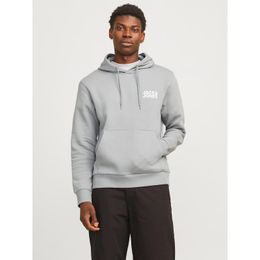 Jack & Jones Jack & Jones Herren Kapuzensweatshirt &raquo;JJECORP LOGO SWEAT HOOD NOOS&laquo;, Baumwollmischung, regular fit grau XL