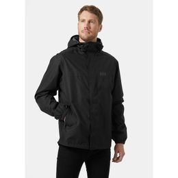 Helly Hansen Herren Regenjacke &raquo;VANCOUVER RAIN JACKET&laquo; mit Kapuze mit verstellbarer Kapuze, mit hochschlie&szlig;endem Kragen L
