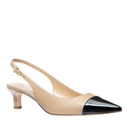 Michael Kors Hohe Schuhe - Amara Toe Cap Sling Pump - Gr. 40 (EU) - in Beige - f&uuml;r Damen