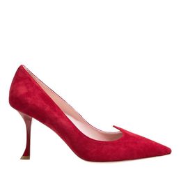 Roger Vivier Sandaletten mit Absatz - Love Pumps - Gr. 40 (EU) - in Rot - f&uuml;r Damen