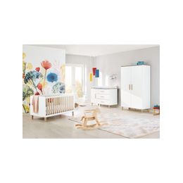 Pinolino Kinderzimmer-Set Lumi extrabreit, 3-tlg. in Wei&szlig; | Gr.: onesize