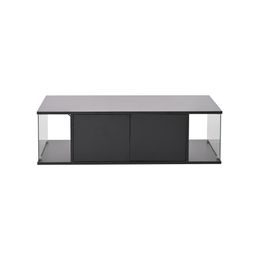 ABRIHOME Couchtisch mit LED und Hartglas, 100*50*30cm | Gr.: onesize