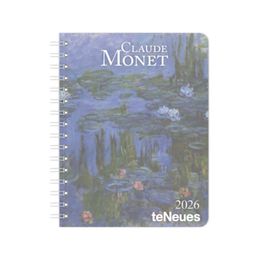 TeNeues Calendars & Stationery Kalender - teNeues - Claude Monet Diary 2026 - Buchkalender 17x22 cm | Wochenka | Gr.: onesize