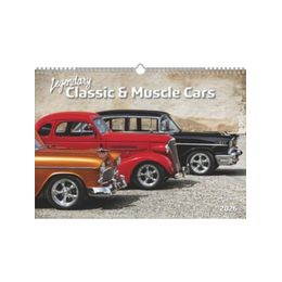 TeNeues Calendars & Stationery Kalender - N Neumann - Legendary Classic & Muscle Cars 2026 - Wandkalender | Gr.: onesize