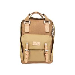 Doughnut Macaroon Euro 16 - Rucksack 38 cm (grey x dark grey) in khaki x camel | Gr.: onesize
