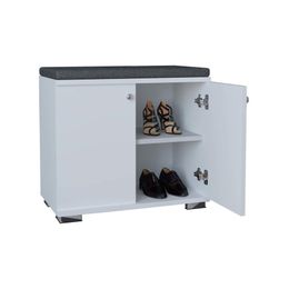 ebuy24 Sitzbank GadosS 1 Wei&szlig; 60 x 33 cm | Gr.: onesize